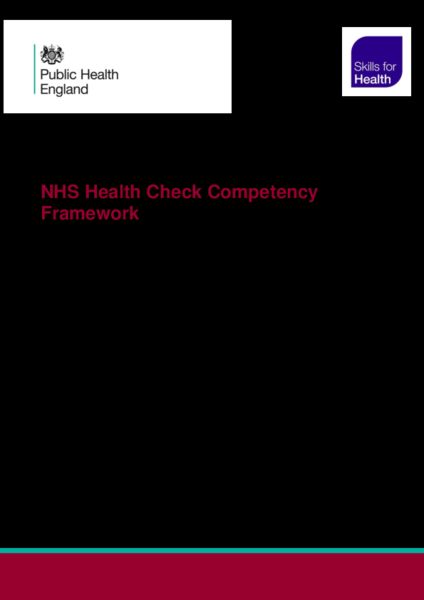 NHS Health Check Competency Framework | Content | MedAll