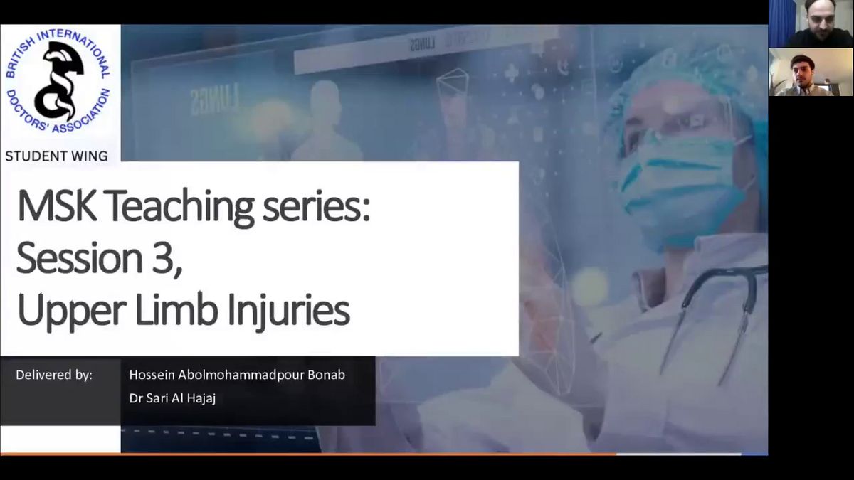 MSK series, part 3: Upper limb injuries | Content | MedAll