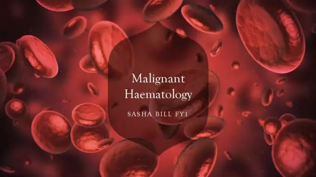 Malignant Haematology: Finals Revision | Content | MedAll