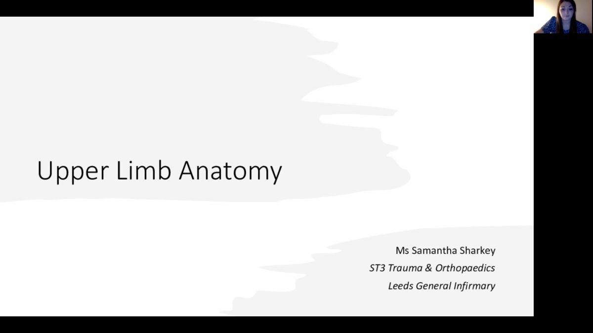 Upper limb anatomy | Content | MedAll