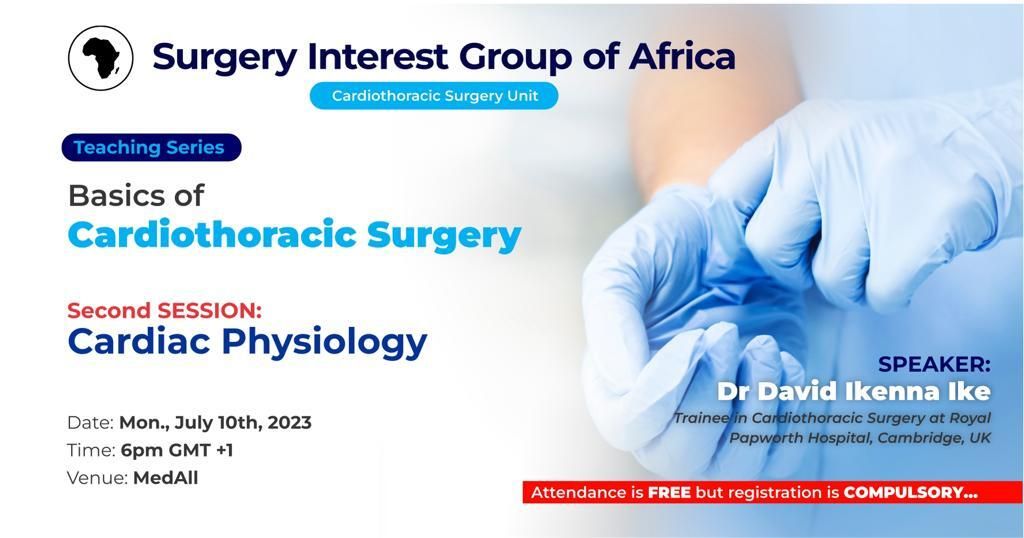 Basics of Cardio-thoracic Surgery: Cardiac Physiology | Event listing ...