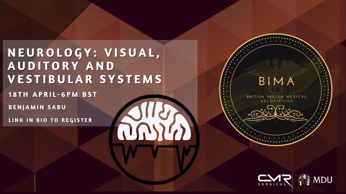 BIMA - Visual, auditory and vestibular systems | Event listing | MedAll BIMA - Visual, auditory and vestibular systems | Event listing | MedAll