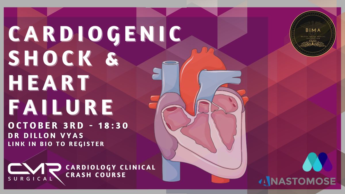 Cardiology Part 1- Heart Failure & Cardiogenic Shock | Event listing ...