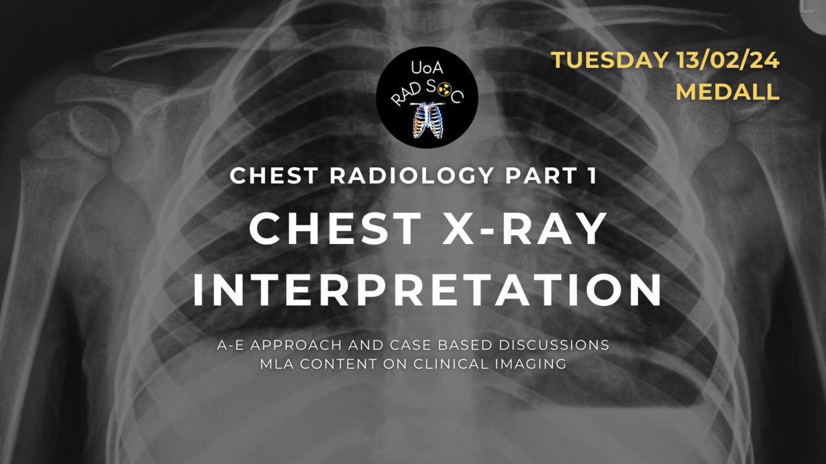 Chest Radiology Part 1: Chest X-Ray Interpretation | Event listing | MedAll