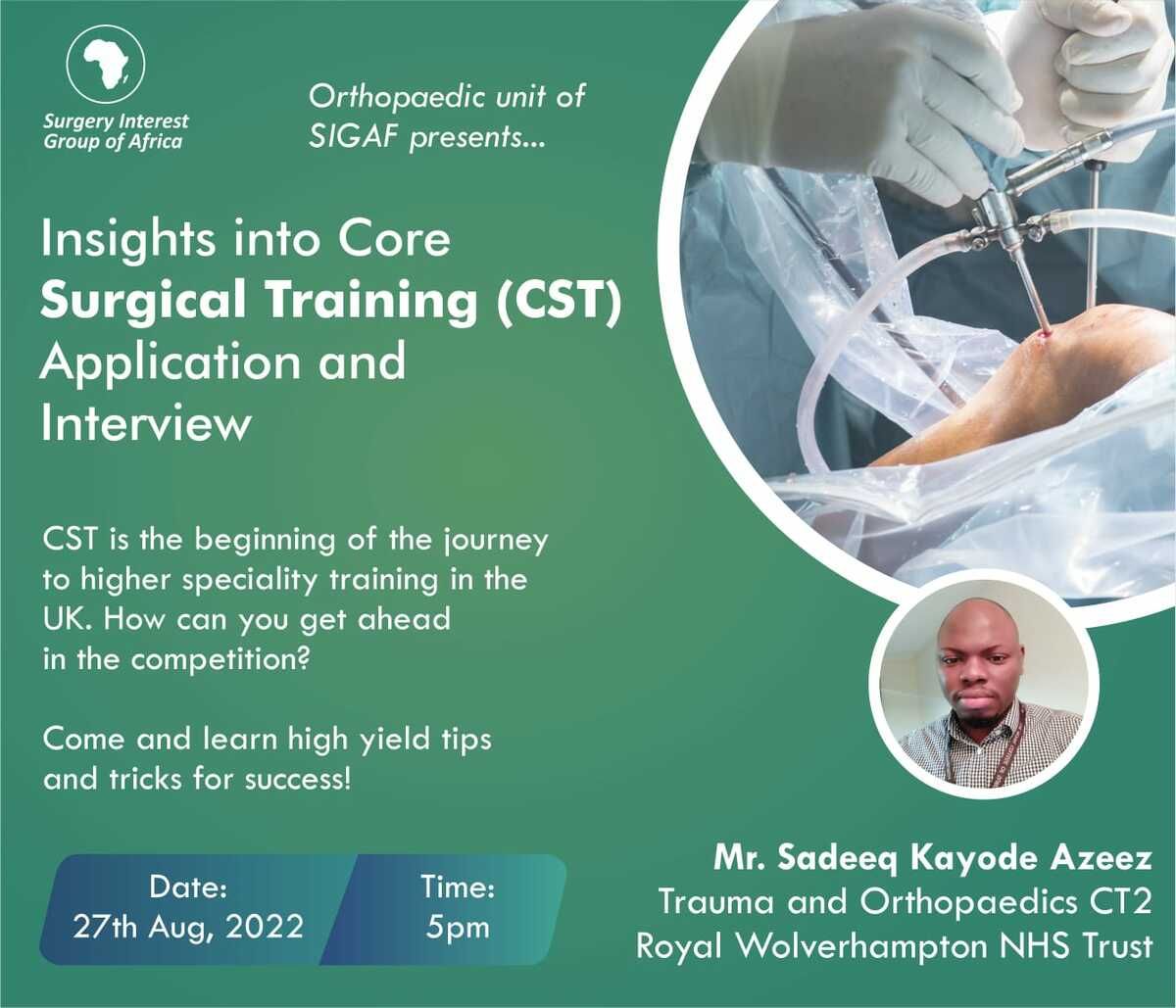 "Insights into Core Surgical Training (CST) Application and Interview ...