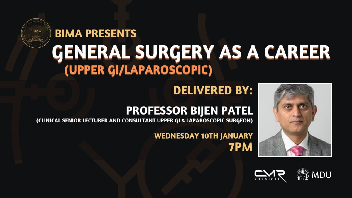 General Surgery (Upper GI/Laparoscopic) as a Career | Event listing | MedAll