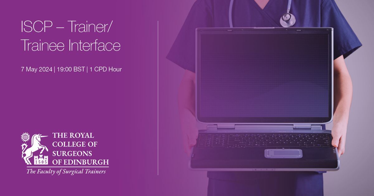 ISCP – Trainer/Trainee interface | Event listing | MedAll