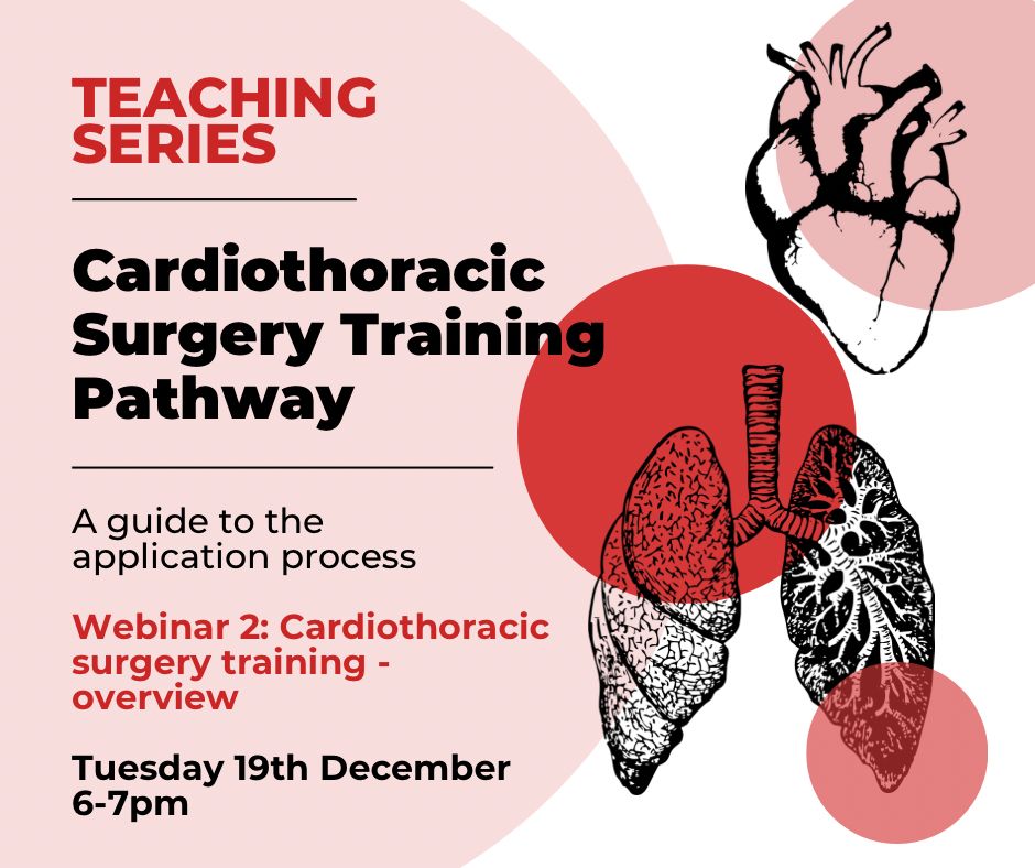 Webinar 2 - Cardiothoracic surgery training: Overview | Event listing ...