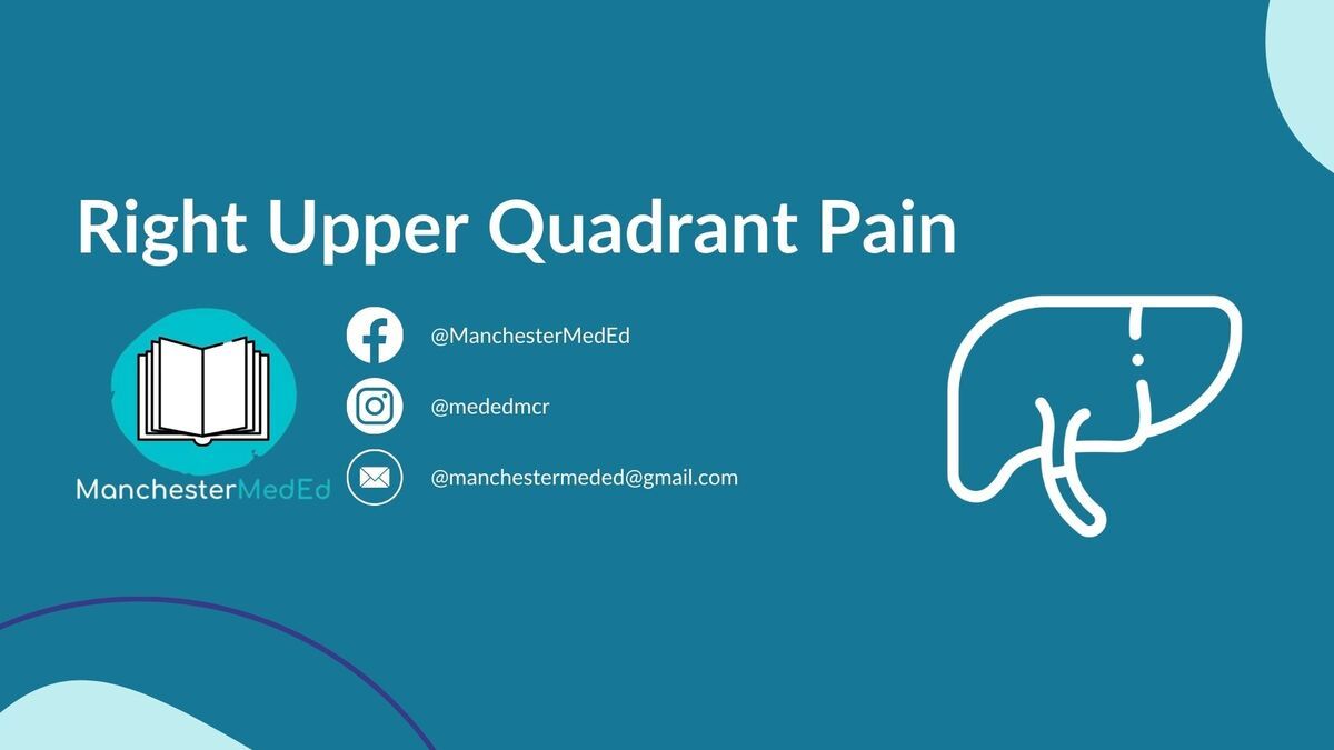 Year 3: Right Upper Quadrant Pain OSCE Teaching | Event listing | MedAll