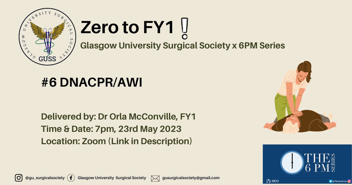Zero to FY1 Series: DNACPR/AWI | Event listing | MedAll