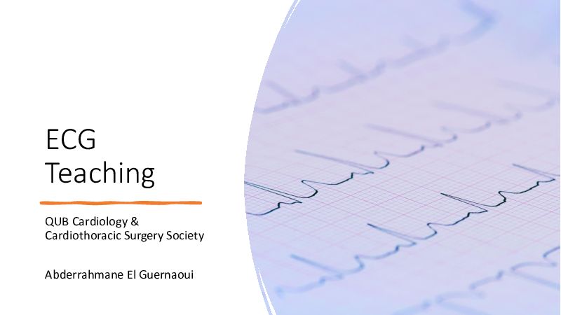 ECG Teaching Slides | Content | MedAll