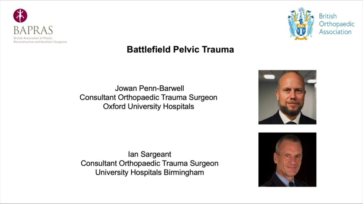 Battlefield Pelvic Trauma | Content | MedAll