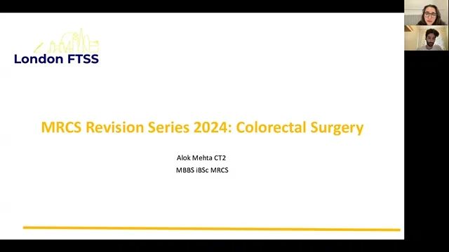 MRCS Revision Series 2024: Colorectal Surgery | Content | MedAll