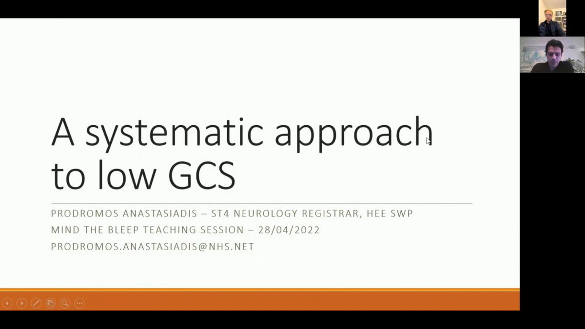 Neurology: Reduced GCS | Content | MedAll