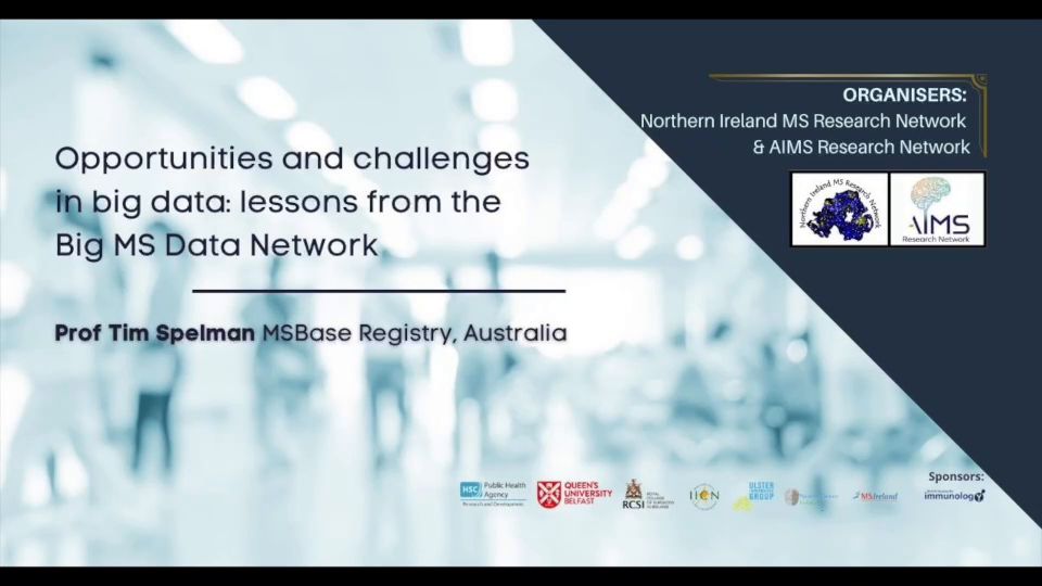 MS Masterclass: Opportunities and challenges in big data: lessons from ...