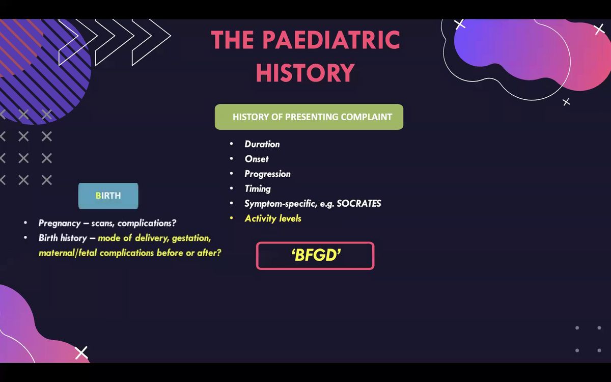 Paediatrics OSCE Station | Content | MedAll