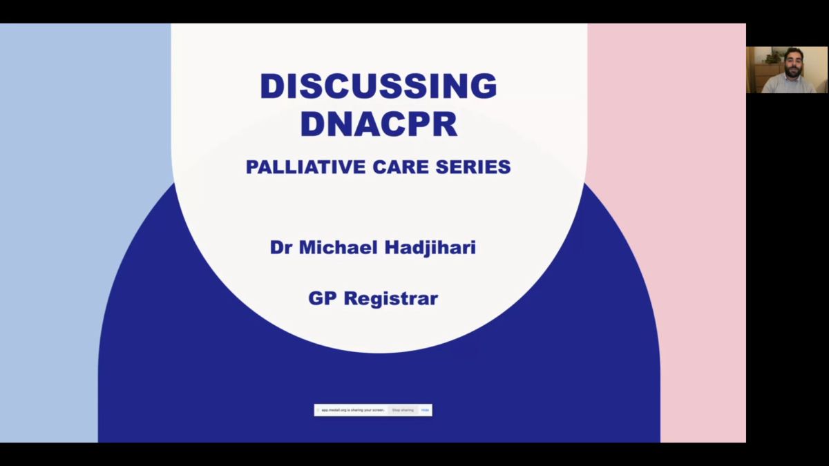 Palliative Care Series - DNACPR | Content | MedAll