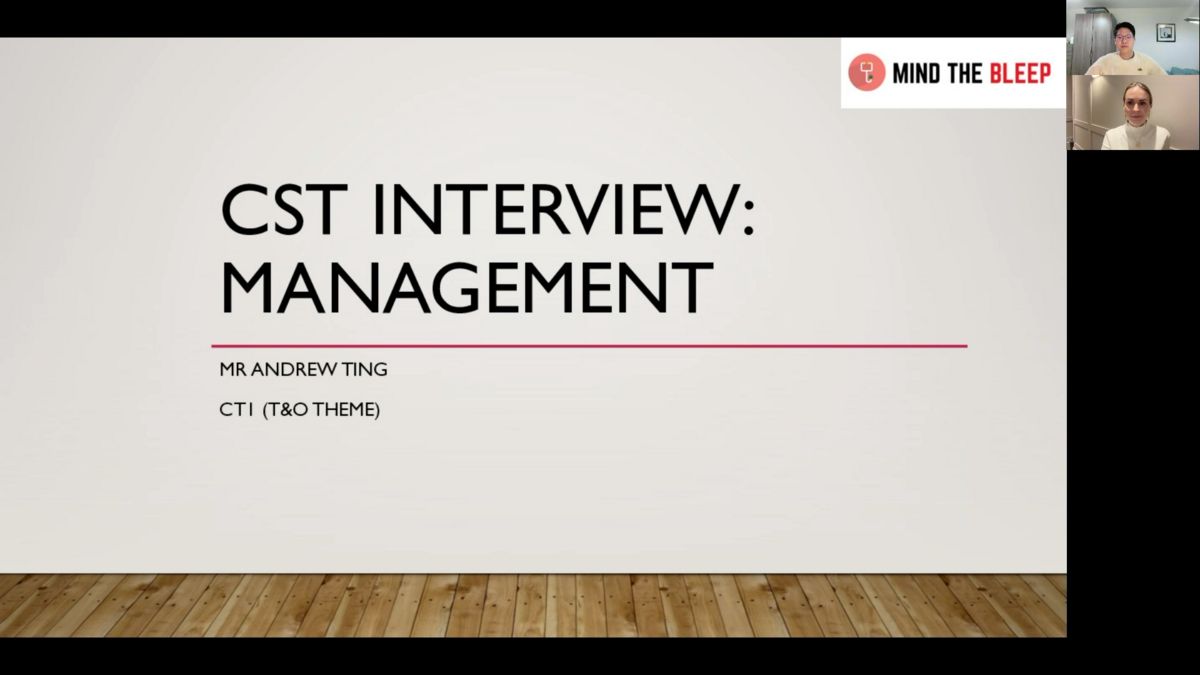 CST Interview Series: Session 2 - the Management Station | Content | MedAll